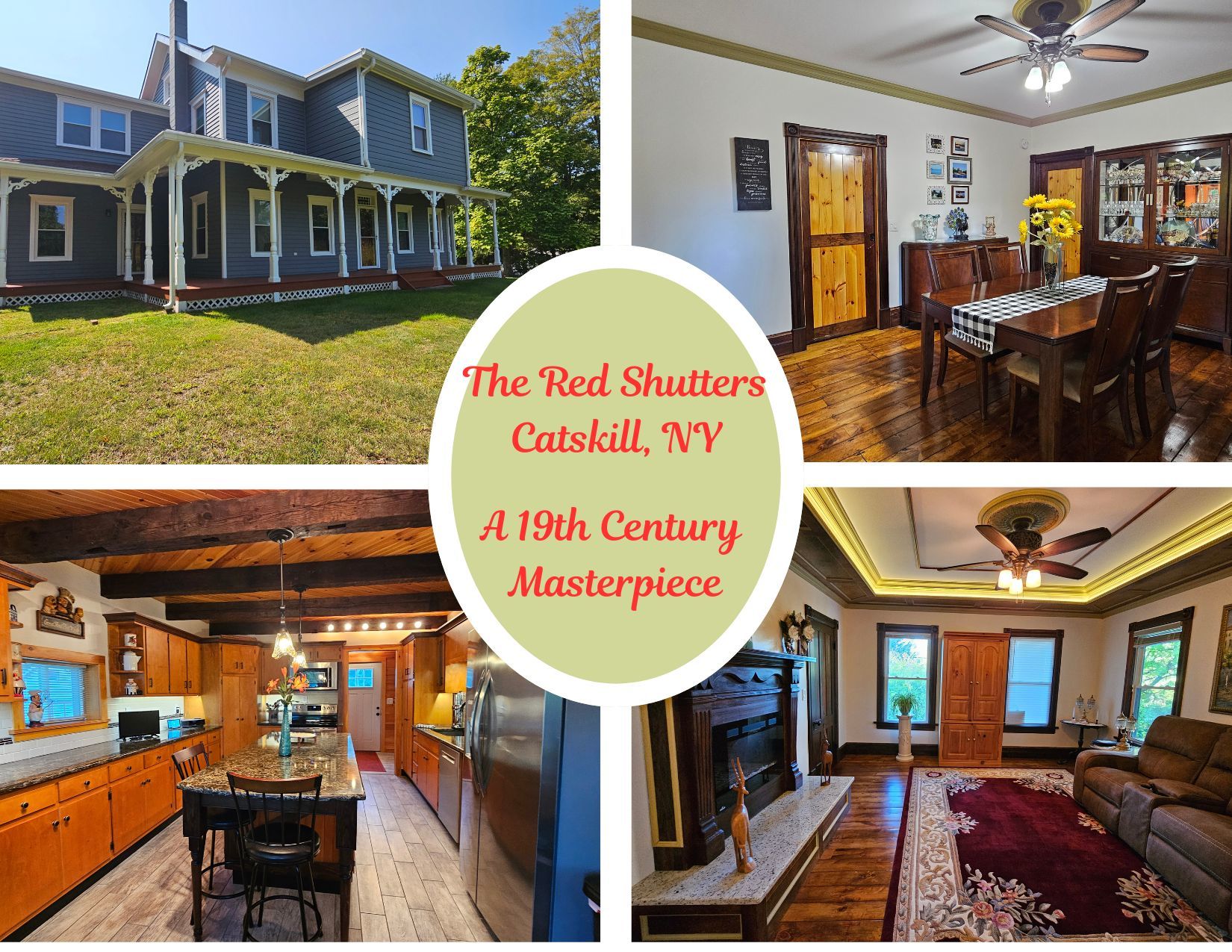 19th Century Quintessential Farmhouse Gem-Catskill, NY, Catskill, NY ...